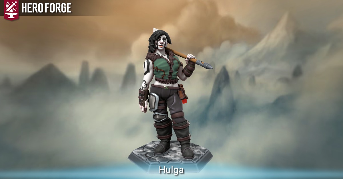 Hulga - made with Hero Forge