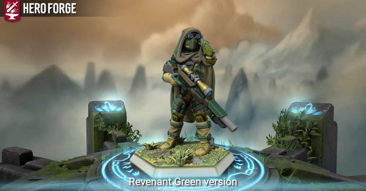 Revenant Green version - made with Hero Forge