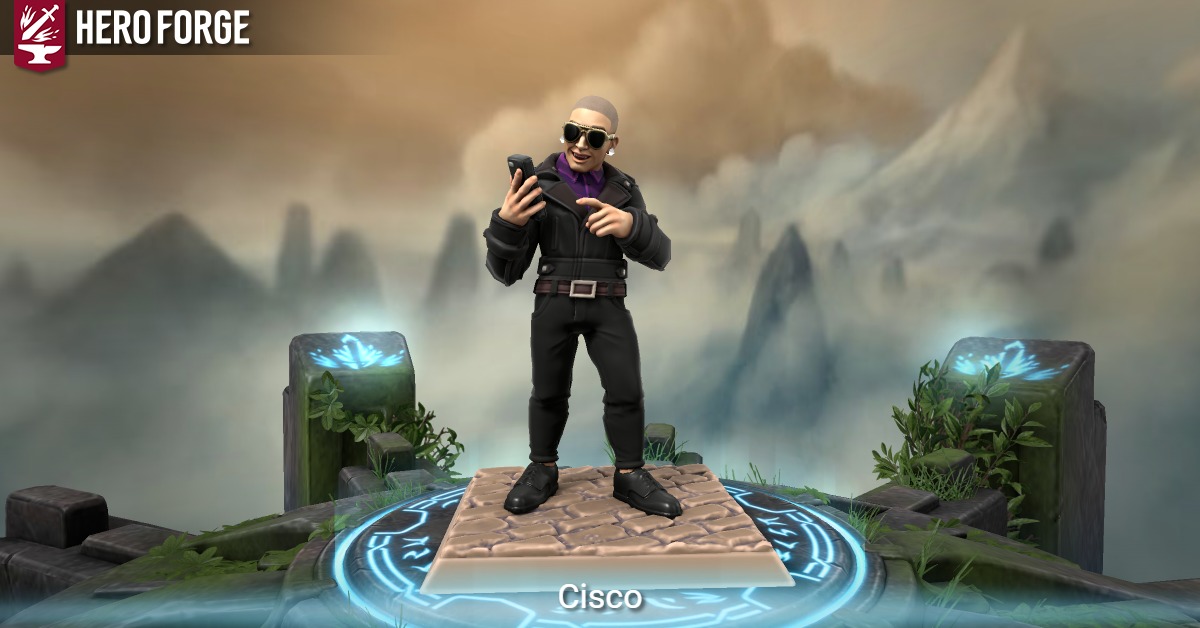 Cisco - made with Hero Forge