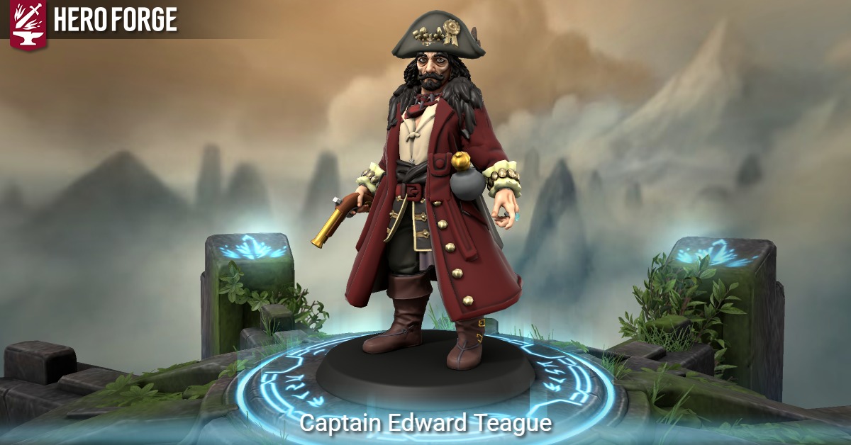 Captain Edward Teague - made with Hero Forge