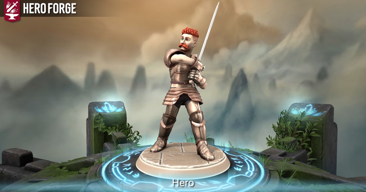 Hero - made with Hero Forge