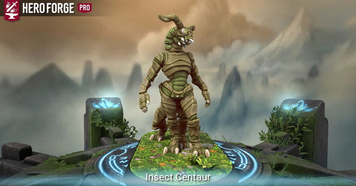 Insect Centaur - made with Hero Forge