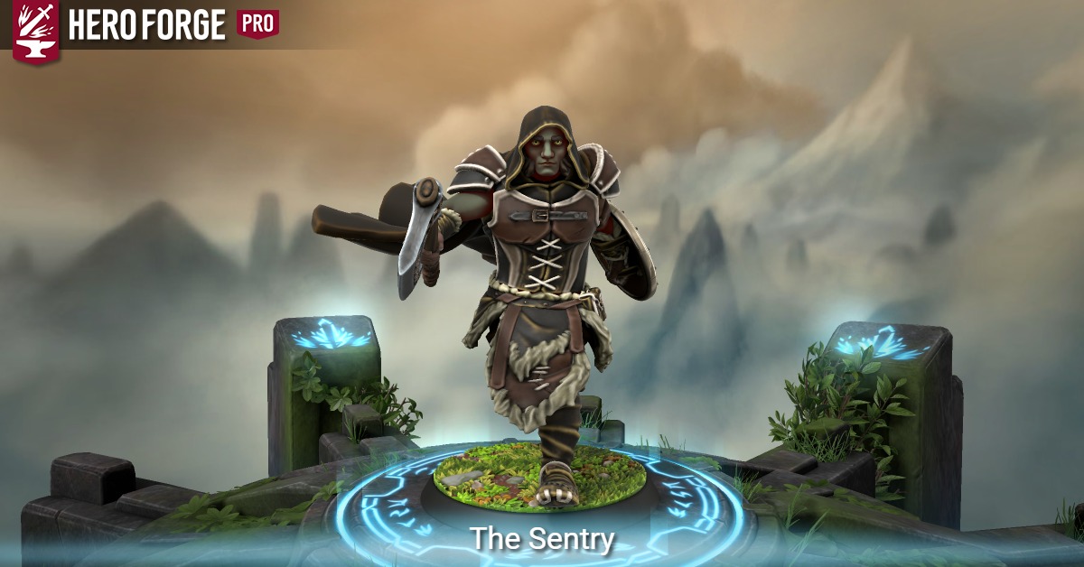 The Sentry - made with Hero Forge