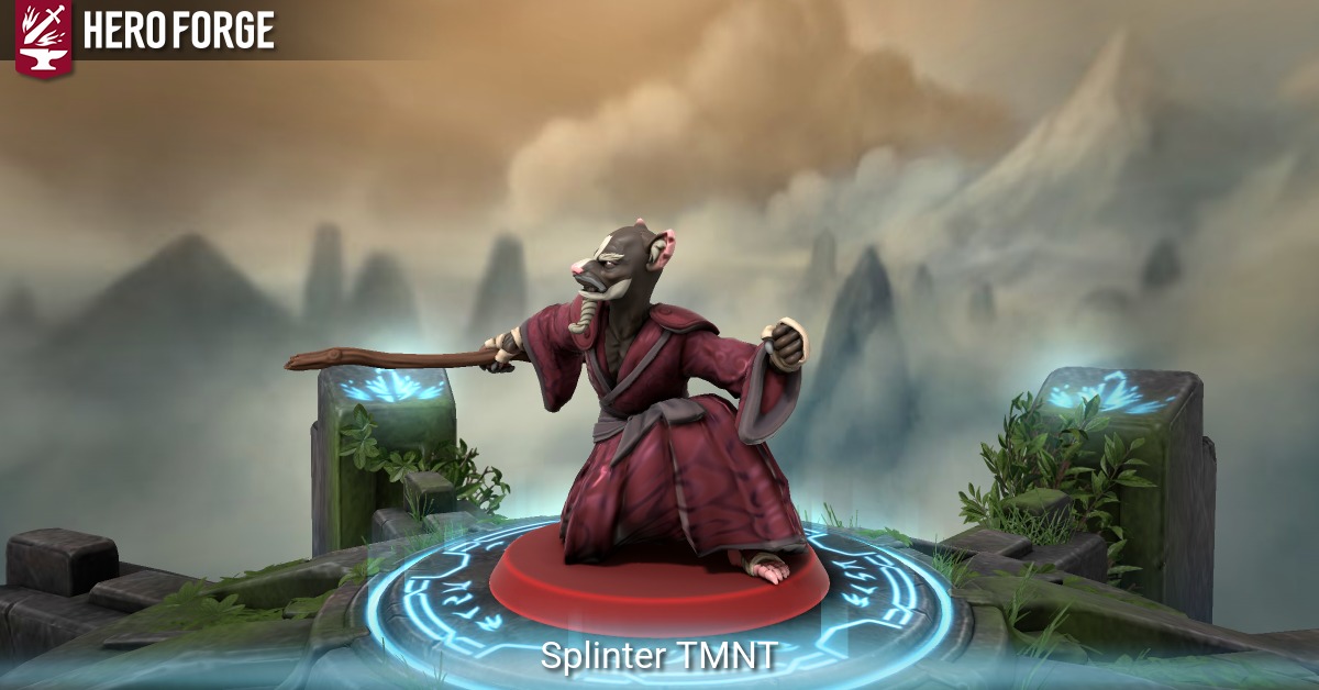 Splinter TMNT - made with Hero Forge