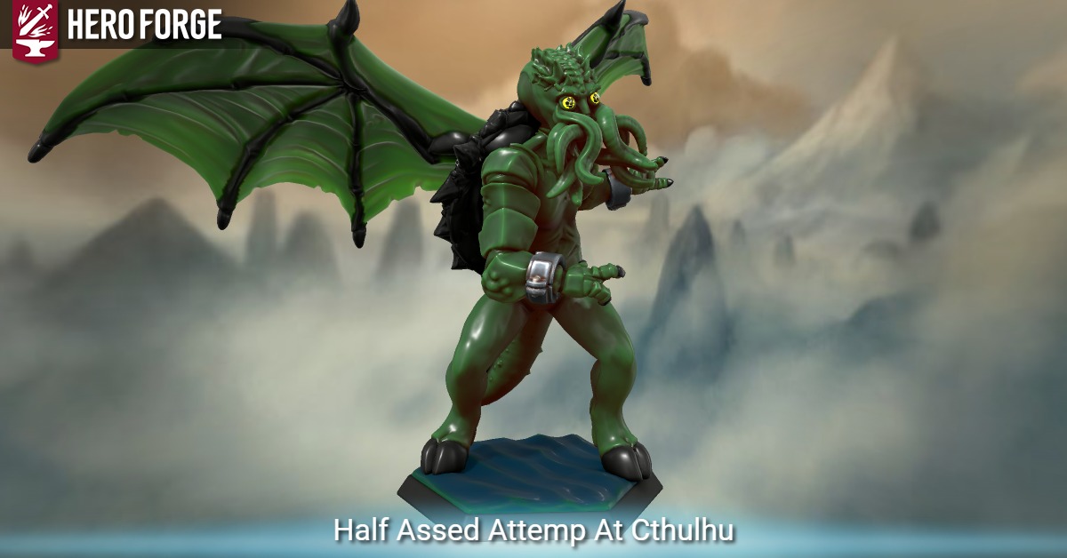 Half Assed Attemp At Cthulhu - made with Hero Forge