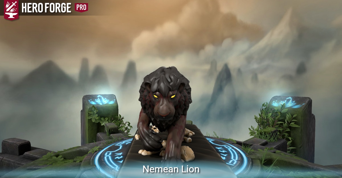 Nemean Lion - made with Hero Forge
