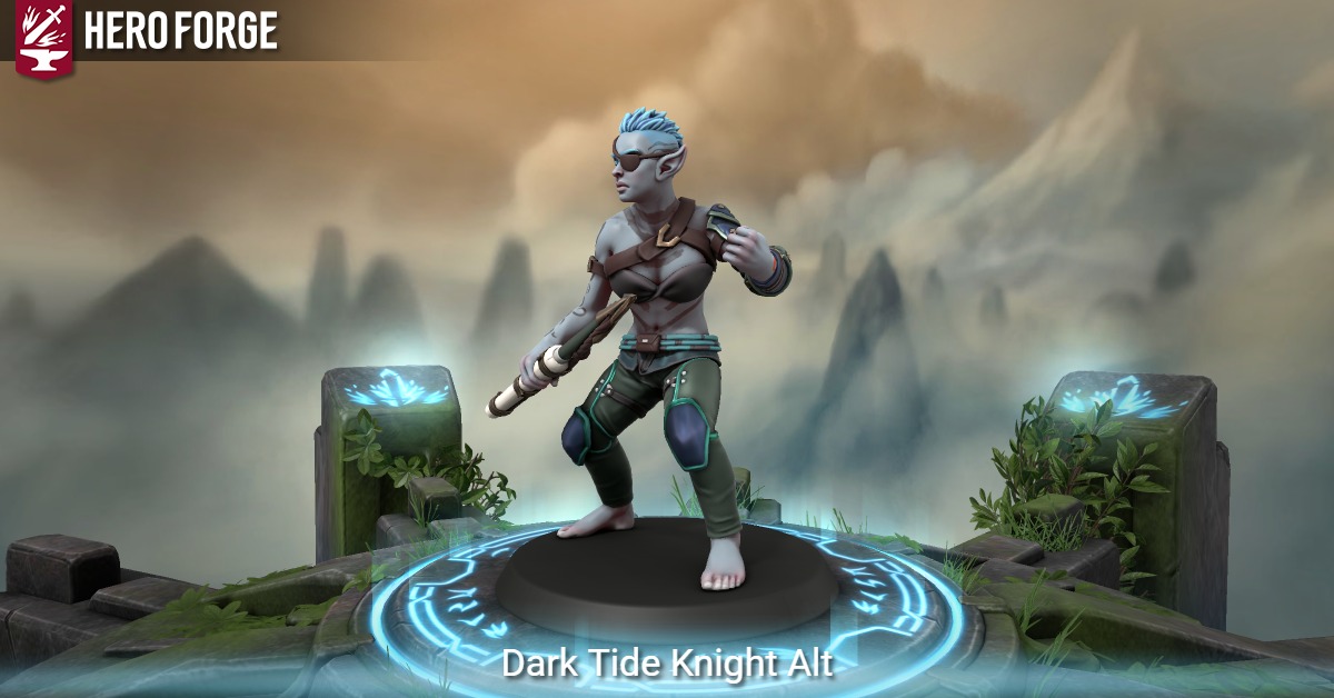 Dark Tide Knight Alt - made with Hero Forge