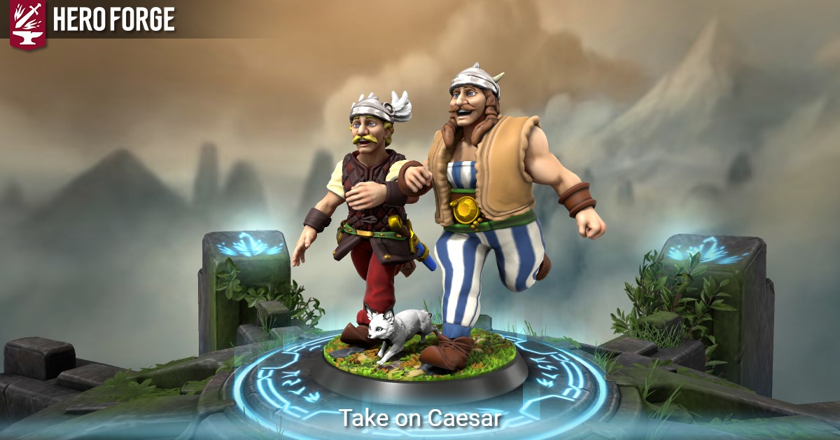 Take on Caesar - made with Hero Forge