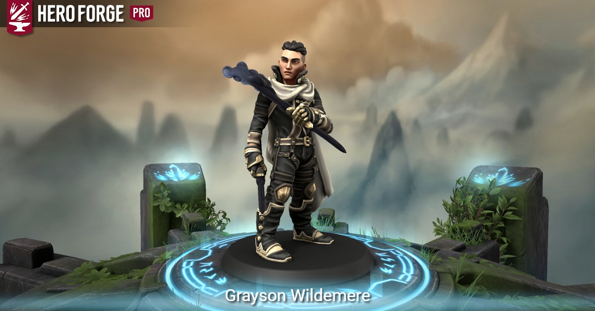 Grayson Wildemere - made with Hero Forge