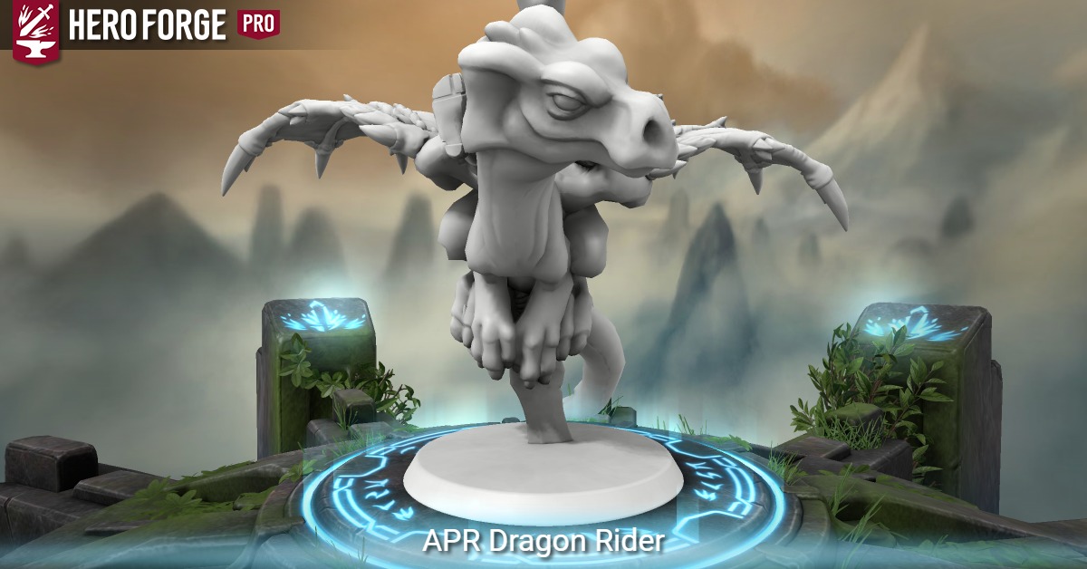 APR Dragon Rider - made with Hero Forge