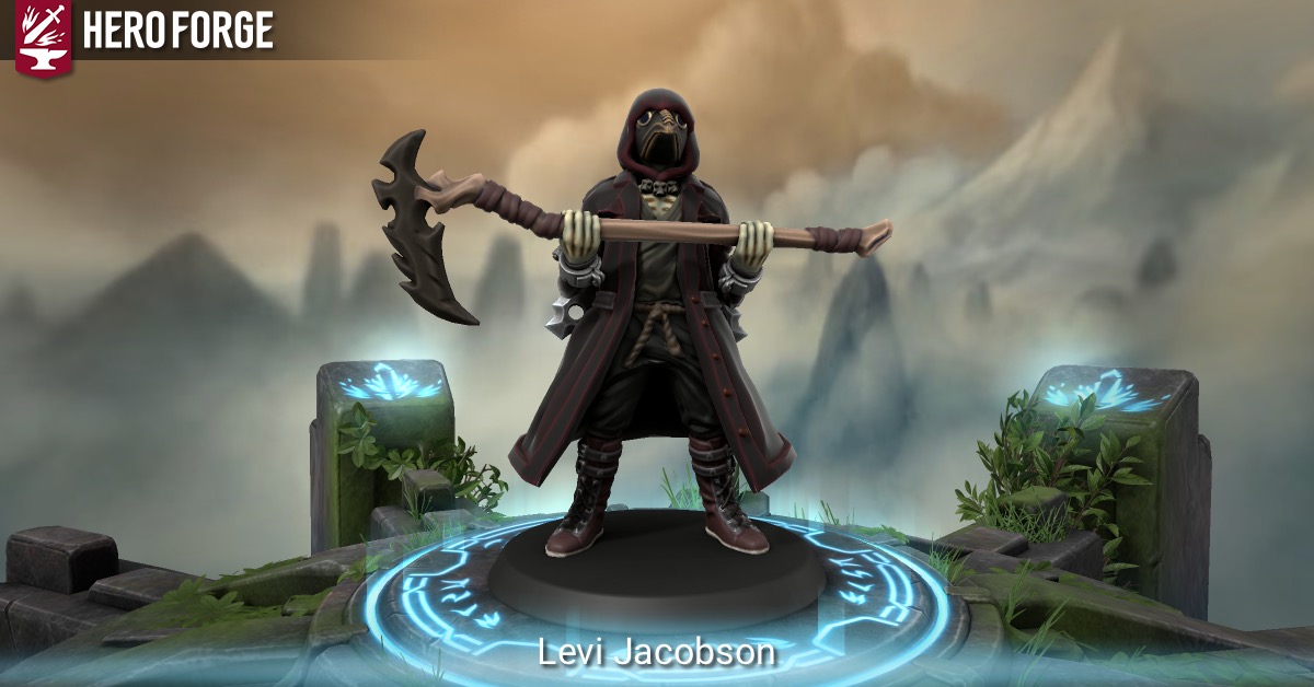 Levi Jacobson - made with Hero Forge